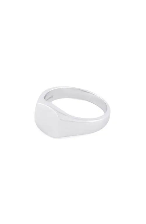 SERGE DENIMES Sterling Signet Ring - Silver