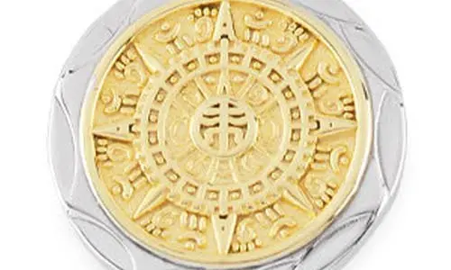 SERGE DENIMES Compass Pendant Necklace