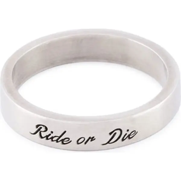 SERGE DENIMES Loyalty Band Ring - Silver