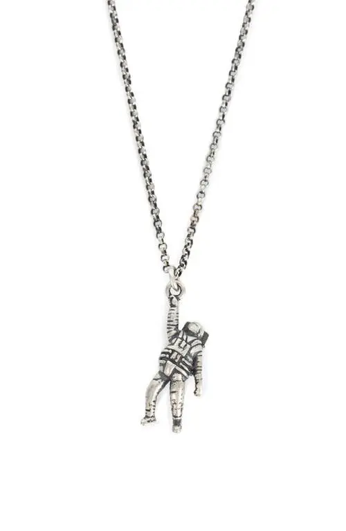 SERGE DENIMES Pioneer Pendant Necklace - Silver