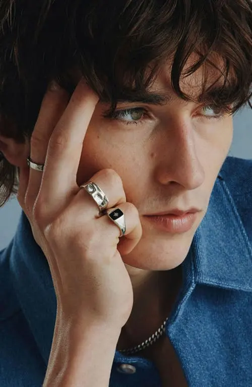 SERGE DENIMES Zeus Sterling Signet Ring