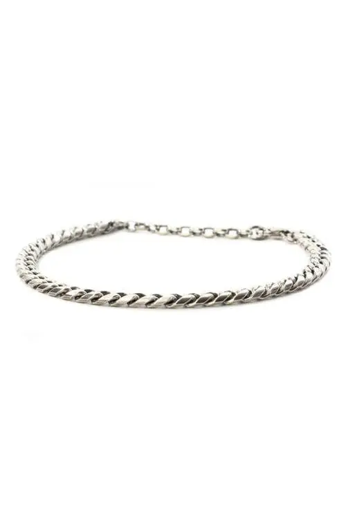 SERGE DENIMES Scale Bracelet - Silver