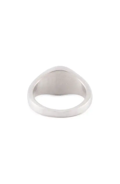 SERGE DENIMES Envy Signet Ring - Silver
