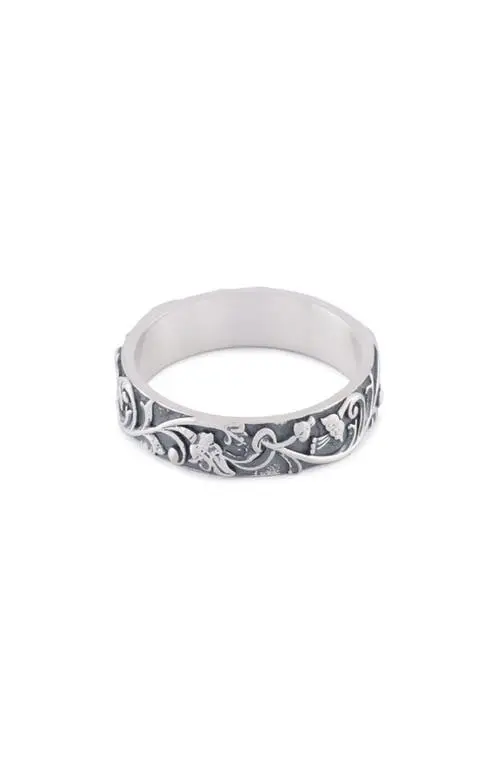 SERGE DENIMES Pergola Band Ring - Silver