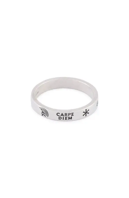 SERGE DENIMES Patriot Band Ring - Silver
