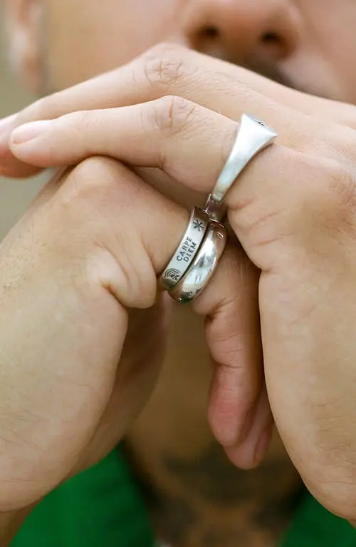 SERGE DENIMES Patriot Band Ring