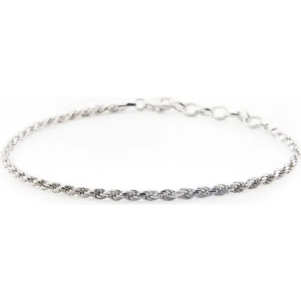 SERGE DENIMES Sterling Rope Bracelet - Silver