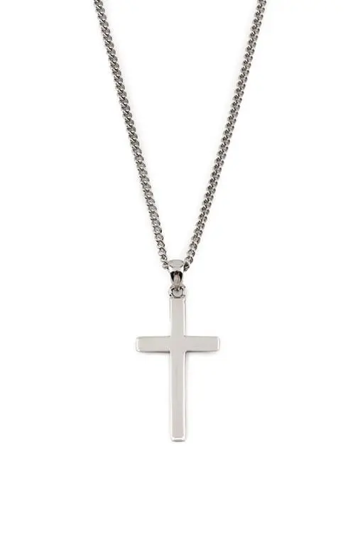 SERGE DENIMES Sterling Cross Pendant Necklace - Silver