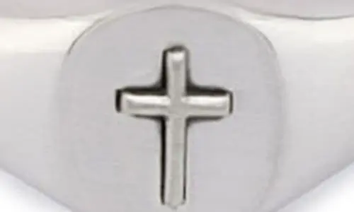 SERGE DENIMES Sterling Cross Signet Ring