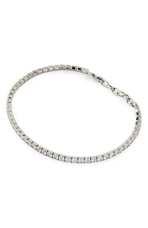 SERGE DENIMES Sterling Cubic Zirconia Tennis Bracelet