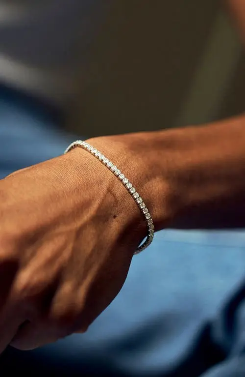 SERGE DENIMES Sterling Cubic Zirconia Tennis Bracelet