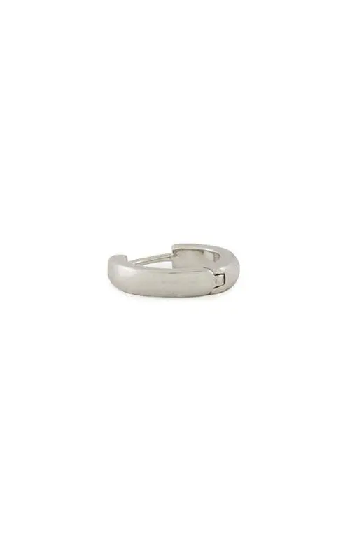 SERGE DENIMES Single Sterling Huggie Hoop Earring - Silver