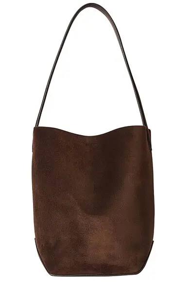 THE ROW Park Edge North South Small Tote Bag - Mocha