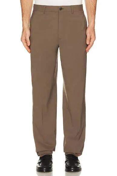 Theory Motion Wool Curtis Pant - Morel