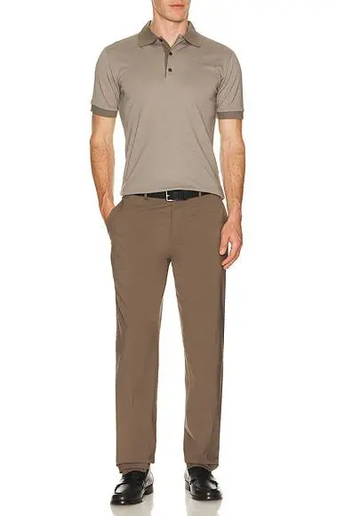 Theory Motion Wool Curtis Pant - Morel
