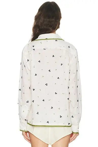 BODE Blackberry Patch Long Sleeve Top