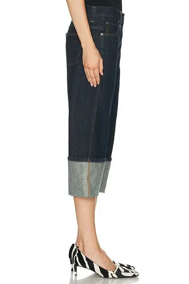 Khaite Boyle Straight Leg Crop Denim - Benson