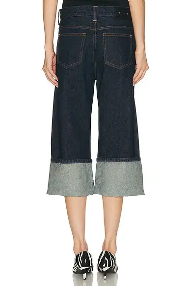 Khaite Boyle Straight Leg Crop Denim - Benson