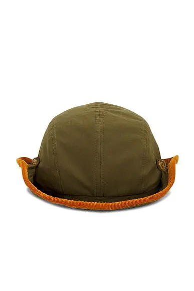 Marni Side Flap Cap - Olive