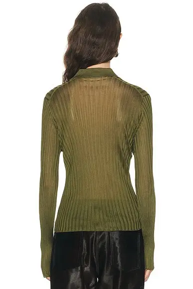Khaite Vin Ribbed Knit Top