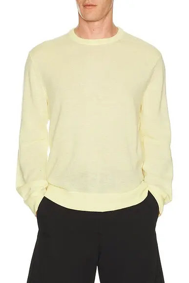 Helmut Lang Sheer Crewneck Sweatshirt