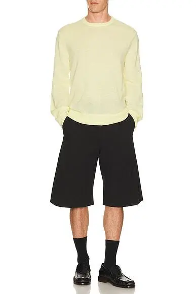 Helmut Lang Sheer Crewneck Sweatshirt