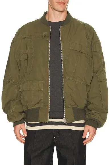 Junya Watanabe X Needles Oxford Bomber Jacket