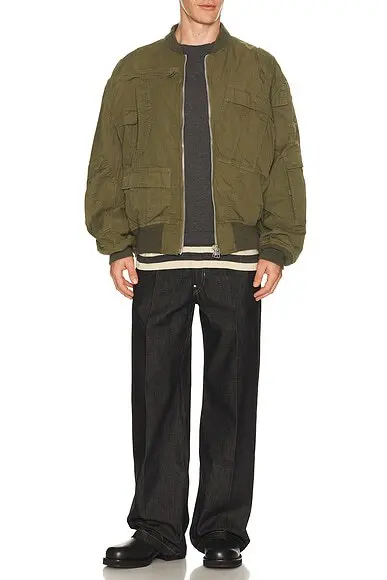 Junya Watanabe X Needles Oxford Bomber Jacket