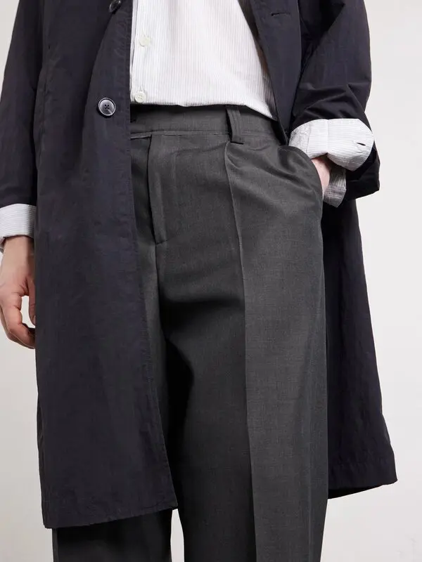 MFPEN Straight-leg Pleated Wool Trousers