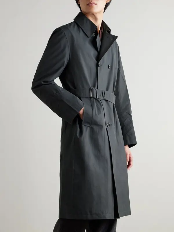 Oliver Peoples Albers Belted Woven Trench Coat