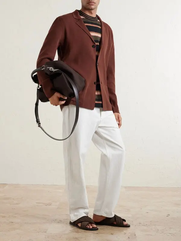 SLOWEAR Cotton-crepe Blazer