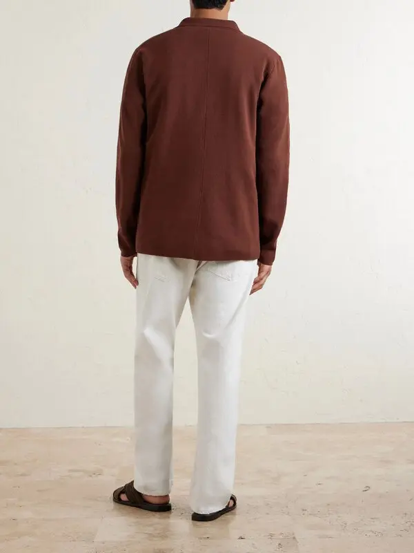 SLOWEAR Cotton-crepe Blazer