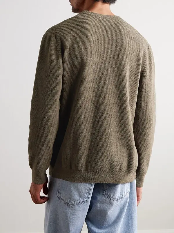 Nn07 Danny 6429 Ribbed-knit Sweater - Brown