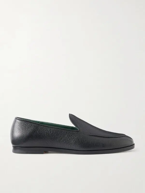 VINNY'S Marcel Full-grain Leather Loafers