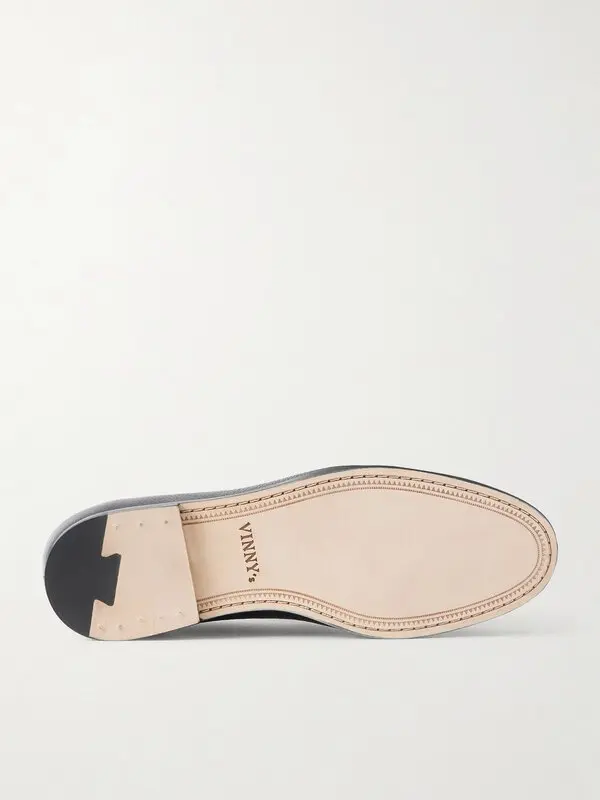 VINNY'S Marcel Full-grain Leather Loafers