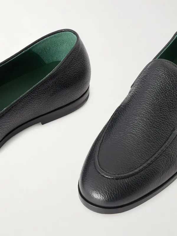 VINNY'S Marcel Full-grain Leather Loafers