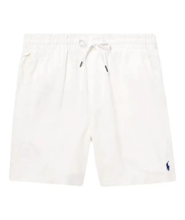Polo Ralph Lauren Prepster Linen Drawstring Shorts - White