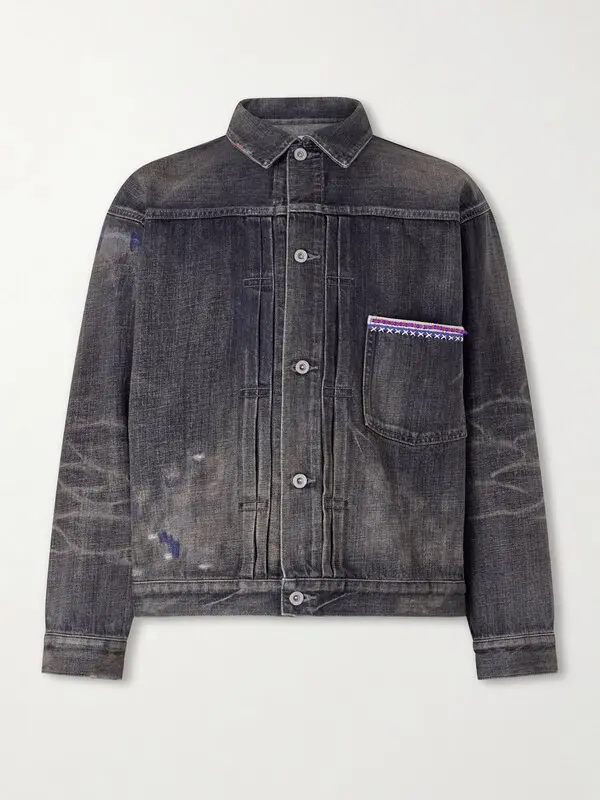 NEIGHBORHOOD Savage Type-1 Denim Jacket - Black