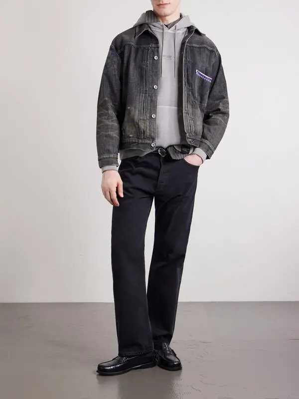 NEIGHBORHOOD Savage Type-1 Denim Jacket - Black