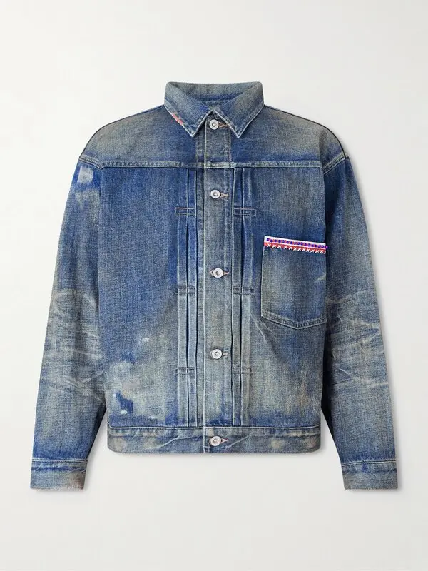 NEIGHBORHOOD Savage Type-1 Denim Jacket - Blue