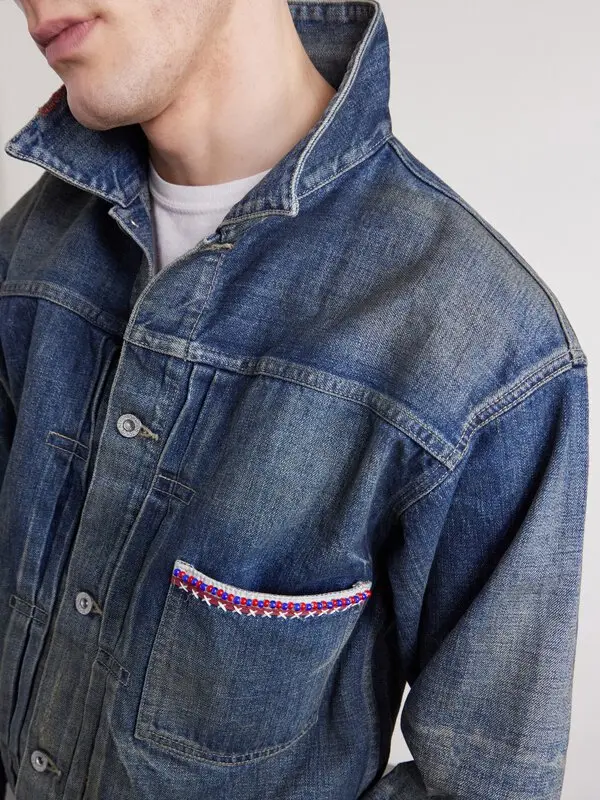 NEIGHBORHOOD Savage Type-1 Denim Jacket - Blue
