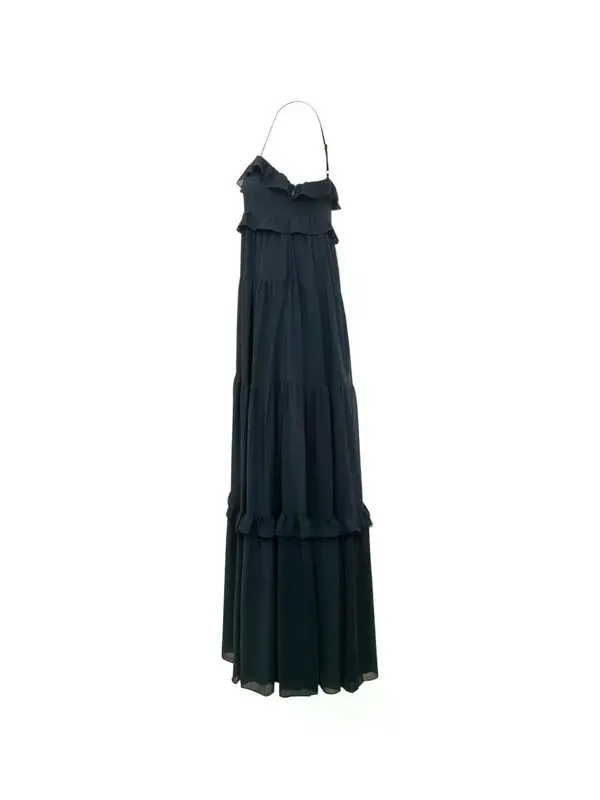 Michael Kors Ruffled Georgette Tiered Maxi Dress