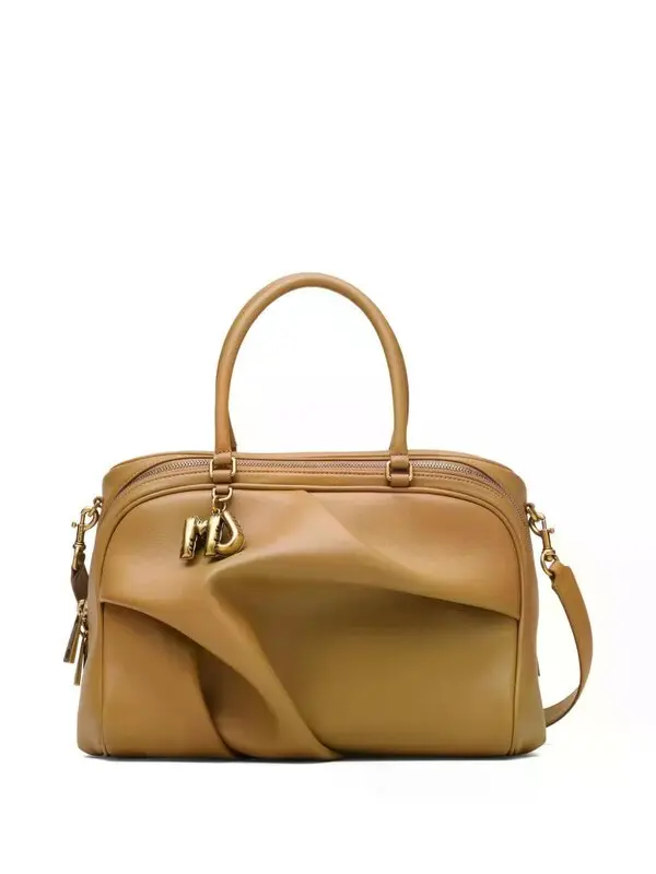 Marc Jacobs Logo-charm Tote Bag - Neutrals