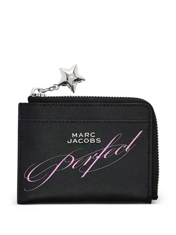 Marc Jacobs Top-zip Star-charm Wallet - Black