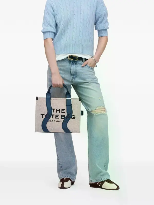 Marc Jacobs Wavy Canvas Tote Bag