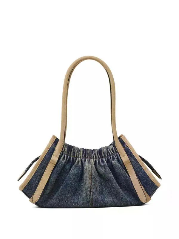 Marc Jacobs The Cristina Denim Suede Satchel - Blue
