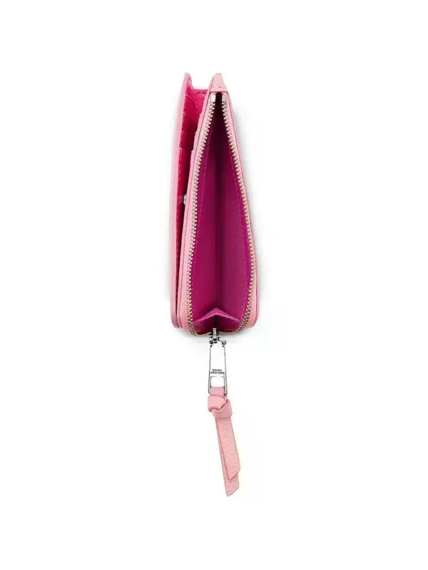 Marc Jacobs Leather Zip Wallet - Pink