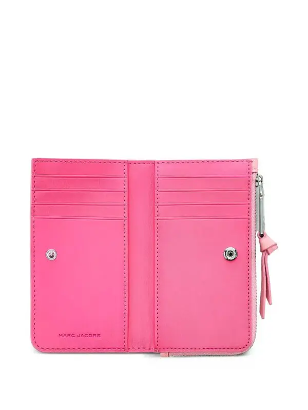 Marc Jacobs Leather Zip Wallet - Pink