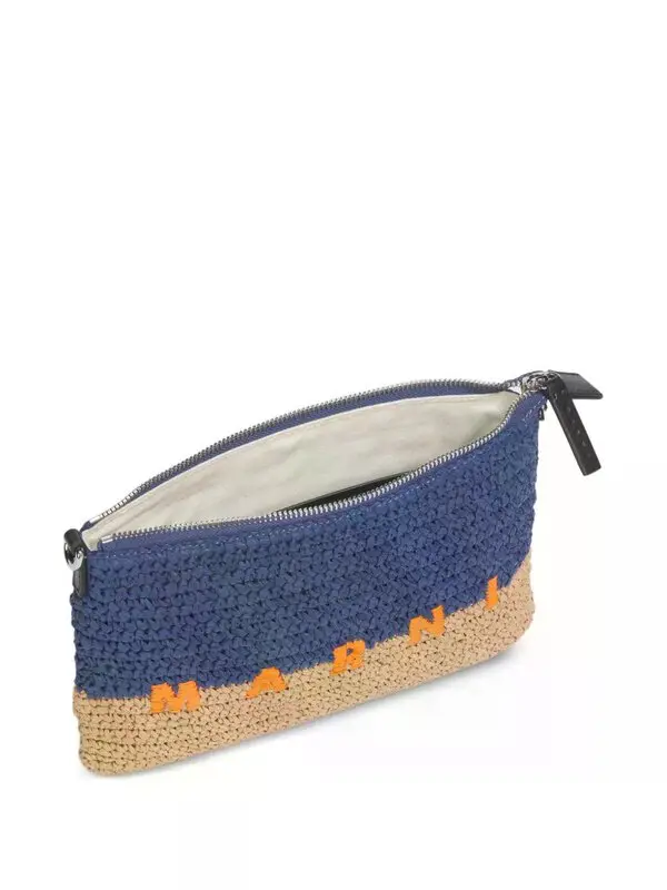 Marni Woven Lettering Messenger Bag