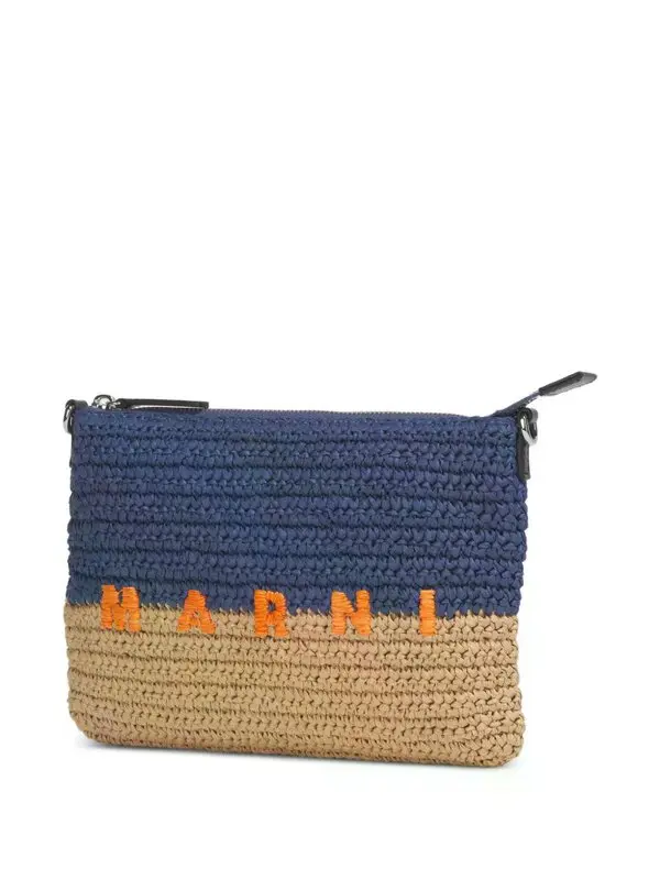 Marni Woven Lettering Messenger Bag
